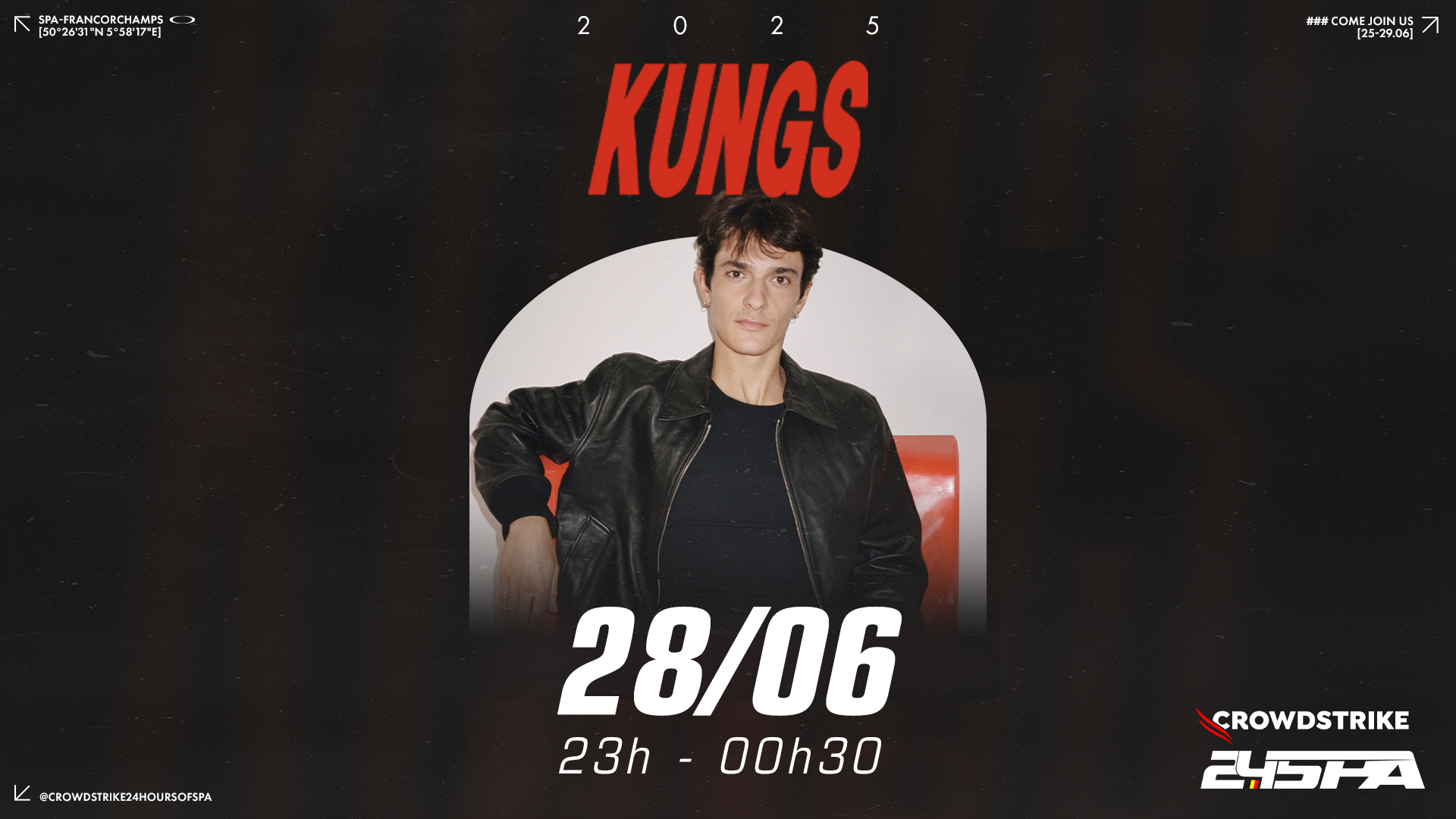 Kungs to light up the night at the CrowdStrike 24 Hours of Spa | CrowdStrike 24 hours of Spa